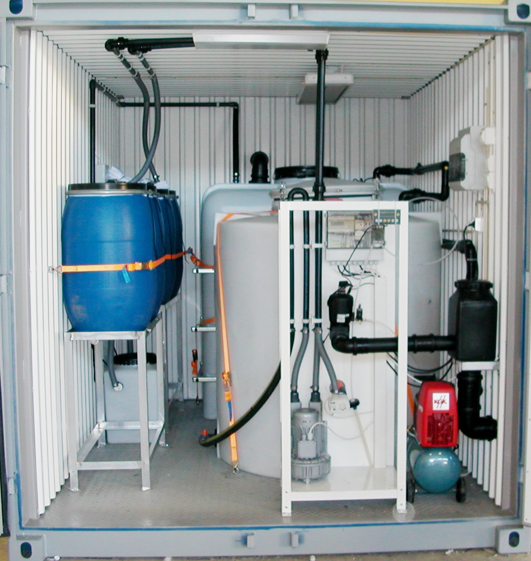 Mobile containeranlegg - Biovac avløpsrenseanlegg